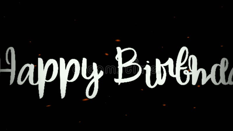 Happy Birthday Text Animation, Green Screen Background Stock Footage ...