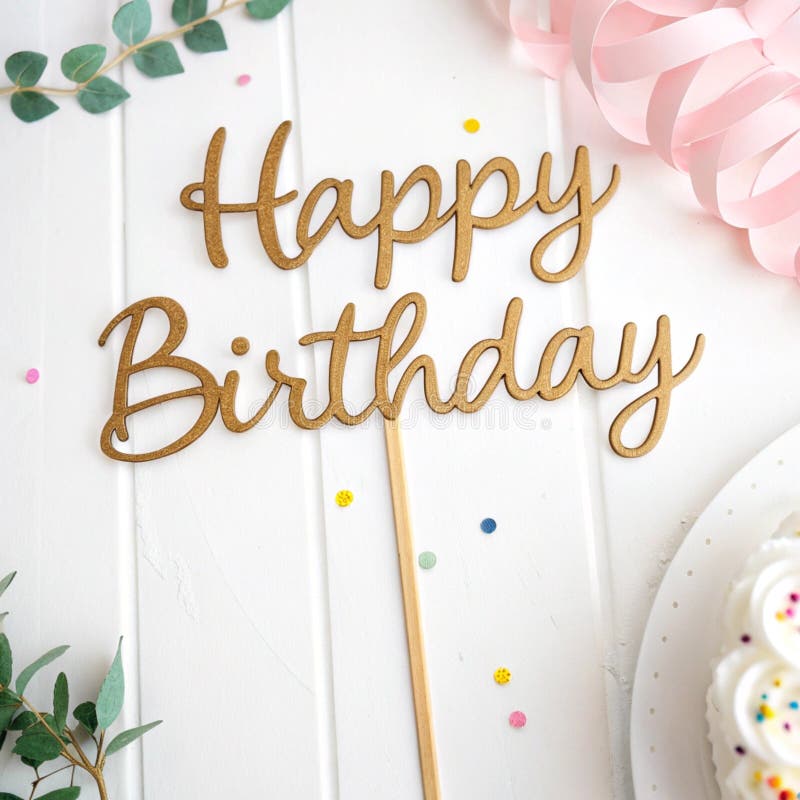 Happy Birthday Script Stock Illustrations – 10,636 Happy Birthday ...