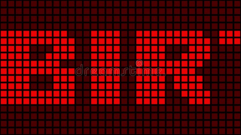 HAPPY BIRTHDAY Text LED Ticker Scrolling Animation Seamless Loop Stock ...