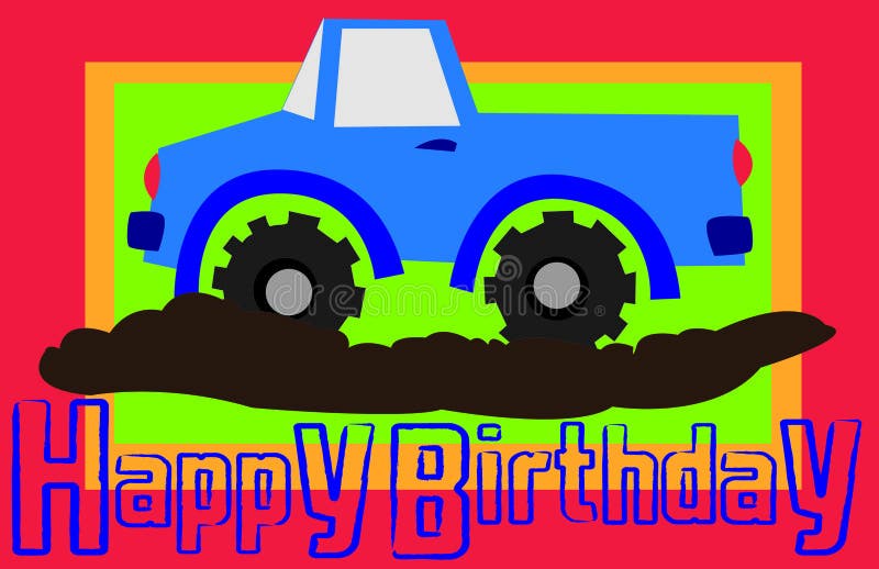 Truck Birthday Party Stock Illustrations – 842 Truck Birthday Party ...