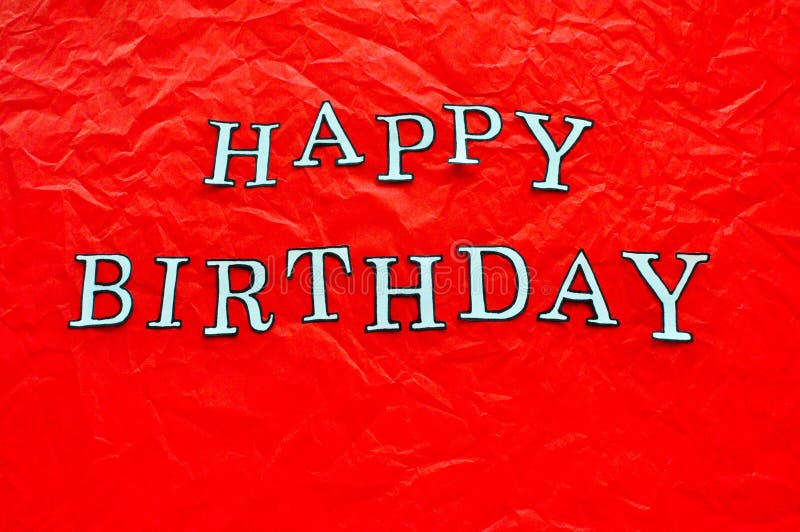 1,052 Happy Birthday Write Red Background Stock Photos - Free & Royalty ...
