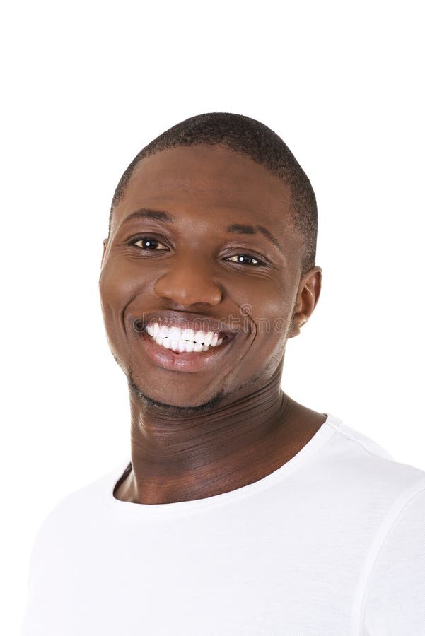 Happy black man stock image. Image of male, expression - 46298701