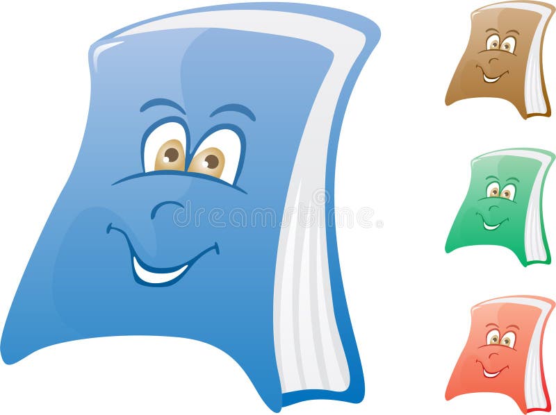 Happy book stock vector. Illustration of objects, green - 6762577