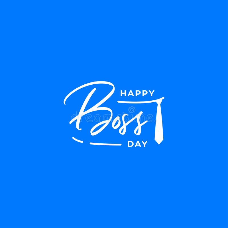 Happy Boss Day Vector Design Illustration Stock Vector - Illustration ...