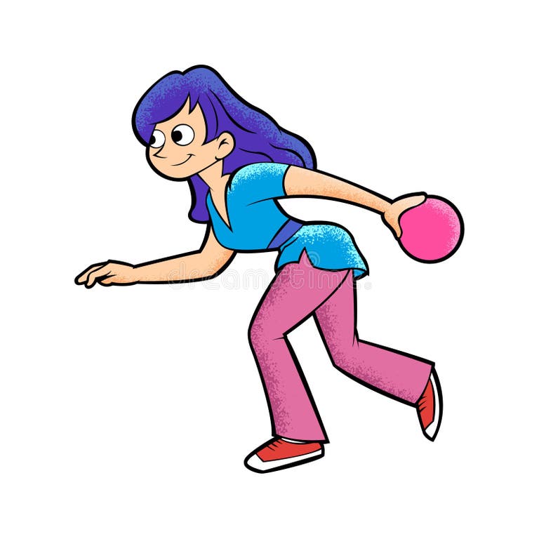 Girl Bowling Stock Illustrations – 406 Girl Bowling Stock Illustrations ...