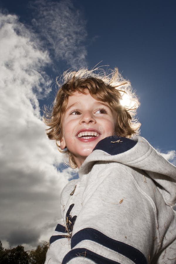 Happy Boy stock image. Image of happy, cold, childhood - 16609187