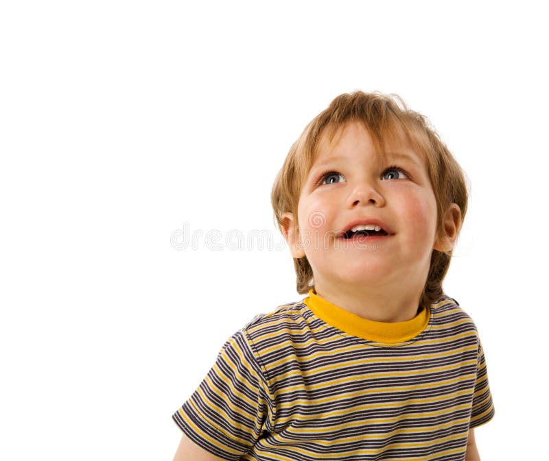 Happy Boy stock image. Image of portrait, little, isolated - 18062059