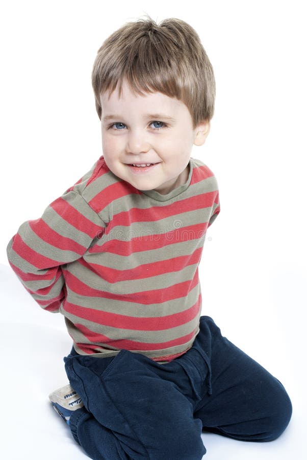 Boy holding pencil stock photo. Image of infant, happy - 24518550