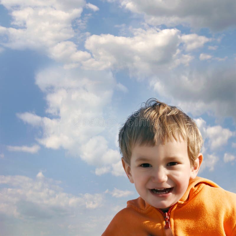 Happy boy stock image. Image of outside, happiness, face - 7925735