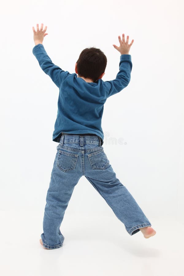 Happy Boy stock photo. Image of dance, caucasian, joyful - 7934816
