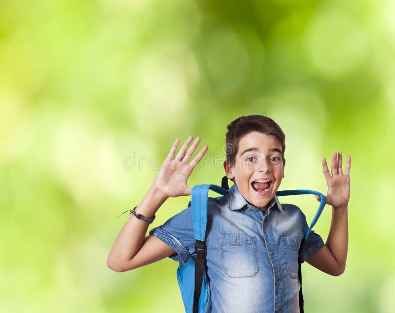 Happy boy, back to school stock photo. Image of teaching - 105773200