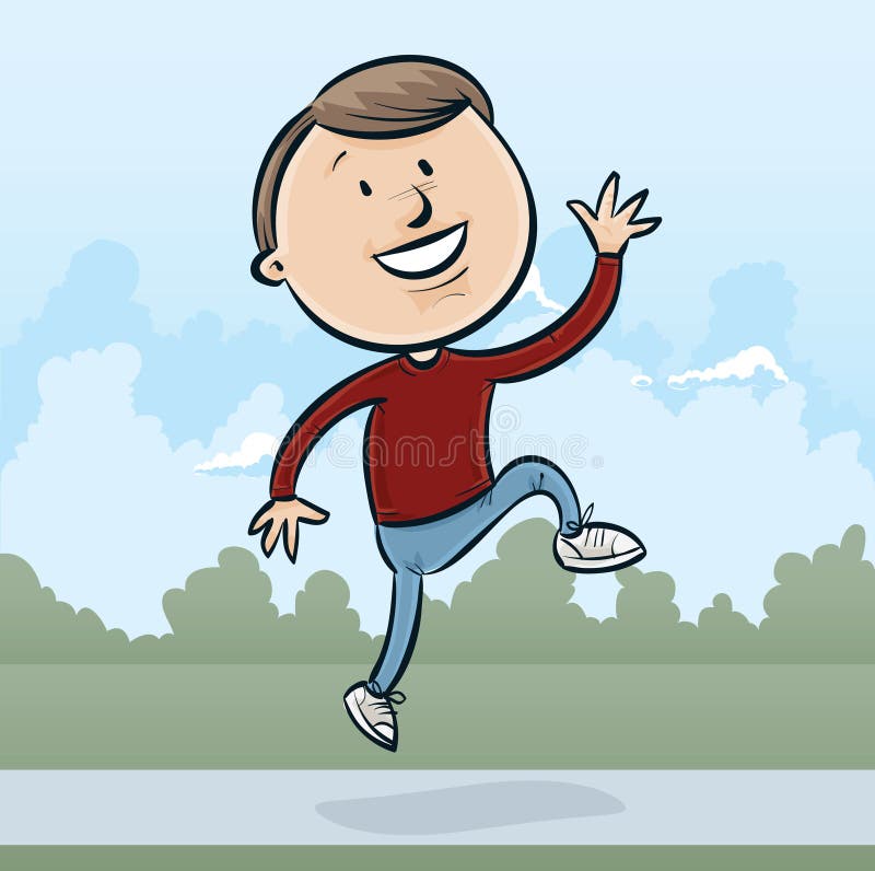 Happy Boy stock illustration. Illustration of male, young - 41141331