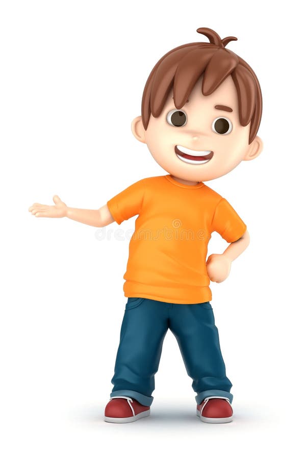 Happy boy stock illustration. Illustration of child, smile - 44929901