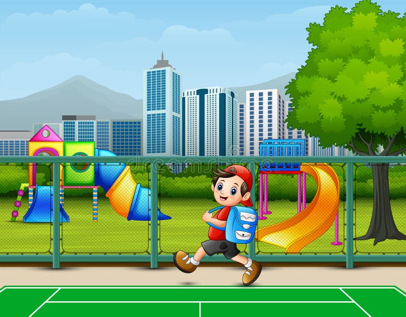 Boy Going Home School Stock Illustrations – 240 Boy Going Home School ...