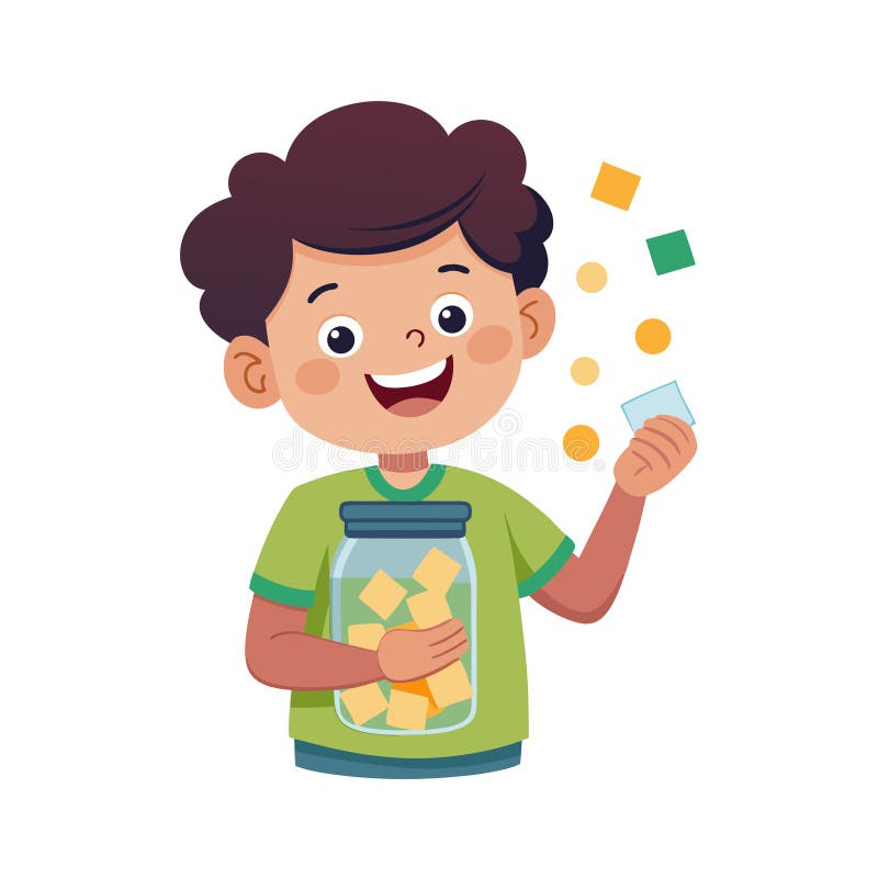 Boy with Shape Jar: Learning, Counting, Education, and Development ...