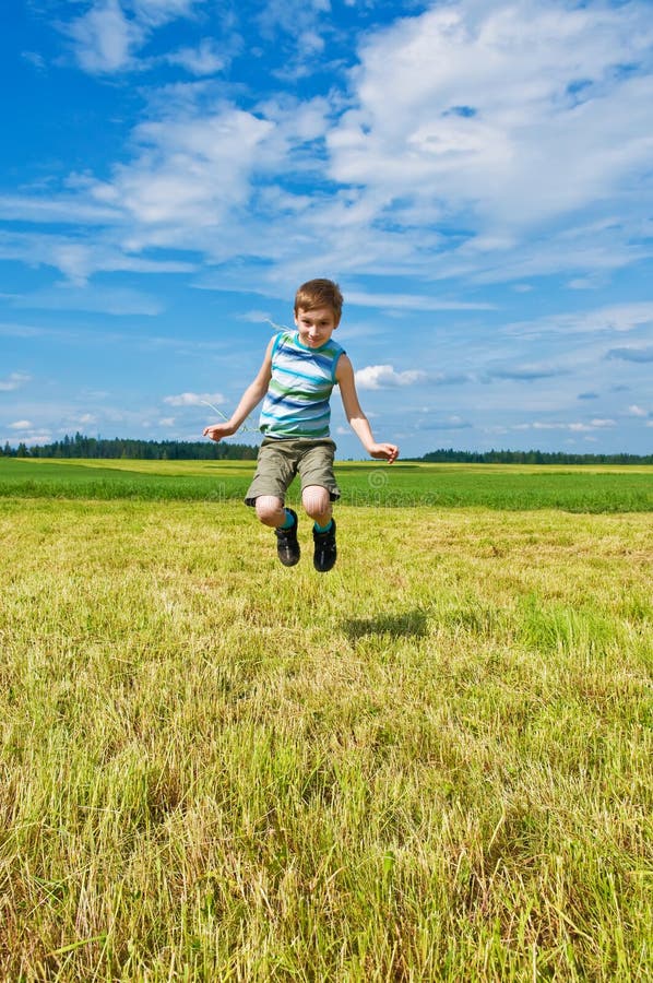 Young Boy Jumping into Swimming Pool Stock Image - Image of fitness ...
