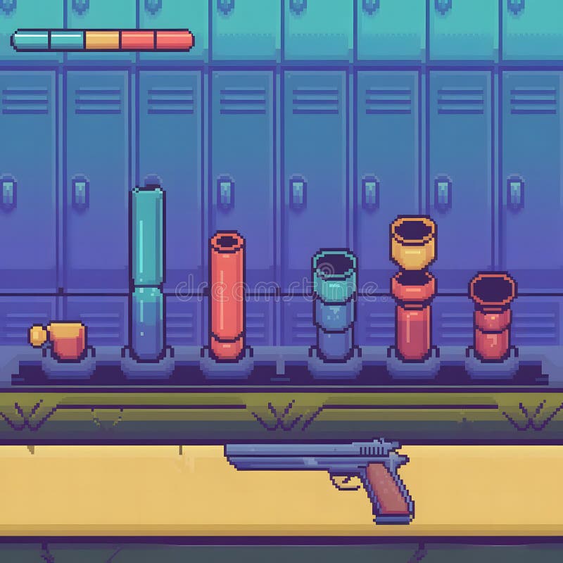 Happy Boy Play Video Games with Tablet in Hands. Lock Hud Hologram and ...