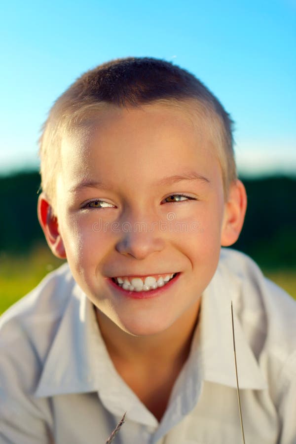 Happy Boy Portrait stock photo. Image of kind, nice, happiness - 29273546