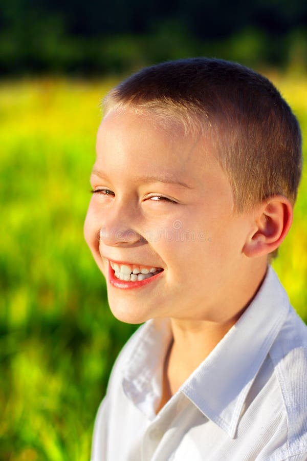 Happy Boy Portrait stock photo. Image of cheerful, beautiful - 29273552