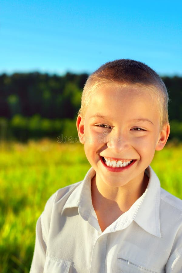 Happy Boy Portrait stock photo. Image of caucasian, little - 29273554