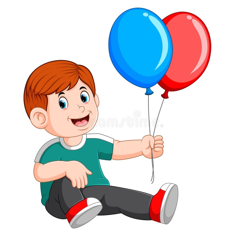 Child Sitting Balloon Stock Illustrations – 1,217 Child Sitting Balloon ...