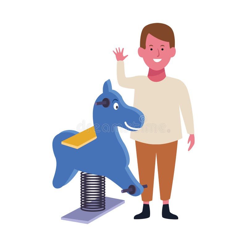 Spring Swing stock illustration. Illustration of park, childhood - 185763