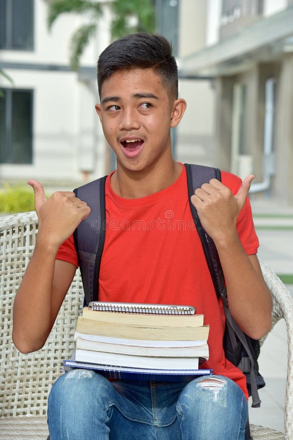 Happy Boy Student stock photo. Image of college, males - 135614766