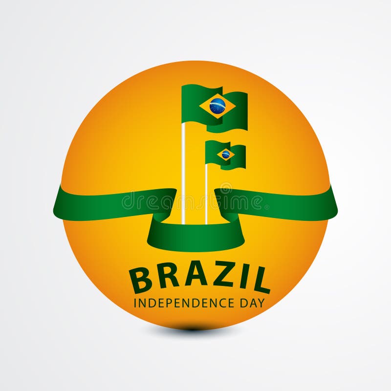 Independence of Brazil Vector Celebration Waving Flag Vector ...