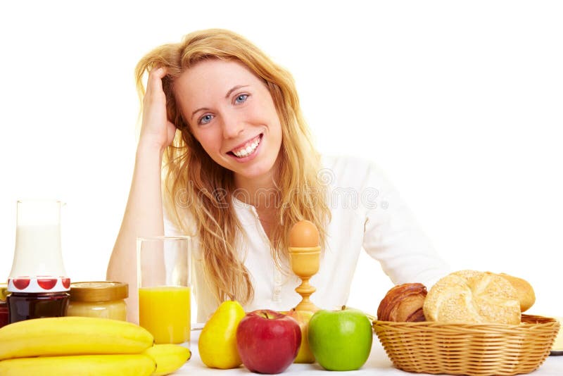 Happy at breakfast stock photo. Image of copyspace, drink - 11125116