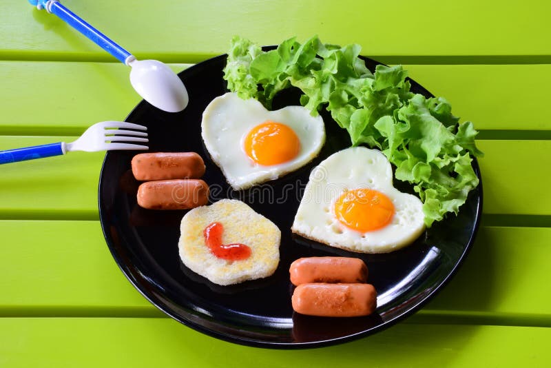 Happy breakfast stock photo. Image of nutrition, vegetable - 55582708