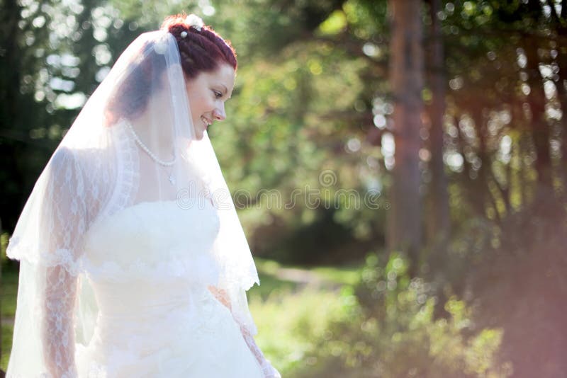 Happy bride stock photo. Image of bride, woman, cheerful - 11124316