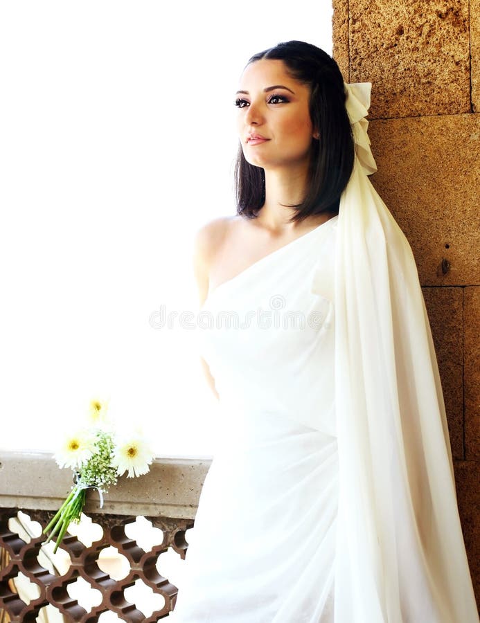 Bride stock photo. Image of flowers, life, long, laugh - 2556302