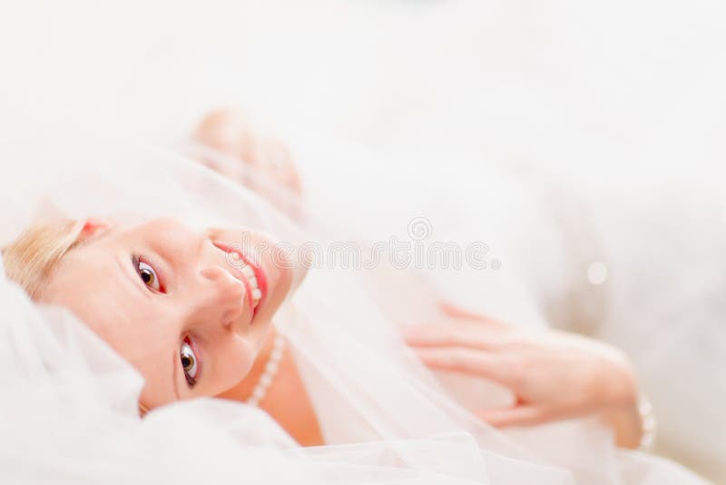 Happy bride stock photo. Image of wedding, girl, smile - 28248692