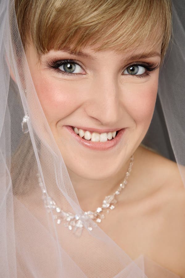 Beautiful bride stock image. Image of fresh, studio, portrait - 7084115