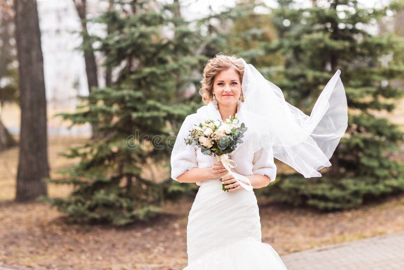 Happy Bride and Groom on Their Wedding Reception Stock Image - Image of ...