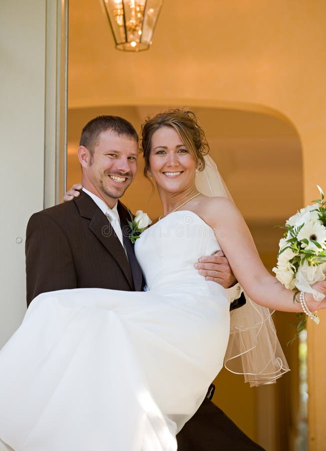 Happy Bride and Groom stock photo. Image of happiness - 6810970