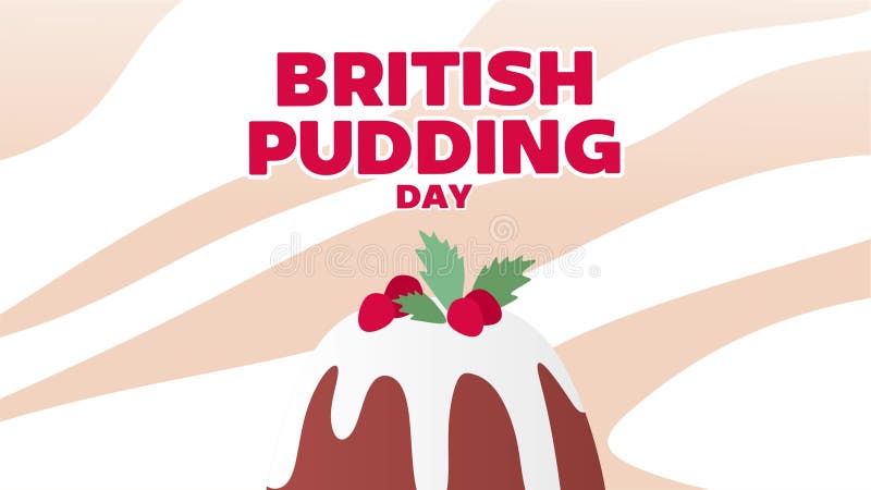 Happy British Pudding Day with Delicious British Pudding Stock Footage ...