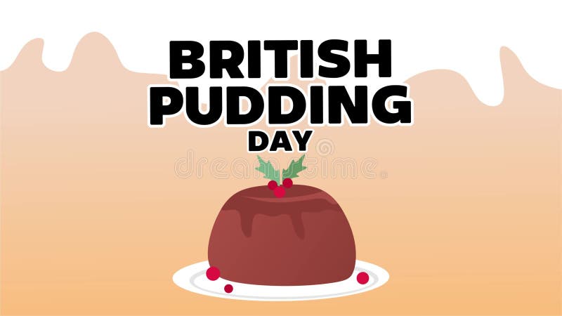 Happy British Pudding Day with Delicious British Pudding Stock Footage ...