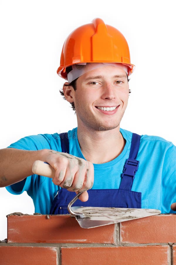 Happy builder stock photo. Image of holding, builder - 38150044
