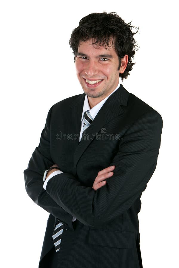 Happy business man stock image. Image of corporate, masculine - 12733787