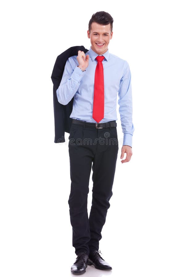 Happy Business Man Giving Presentation Stock Photo - Image of good ...