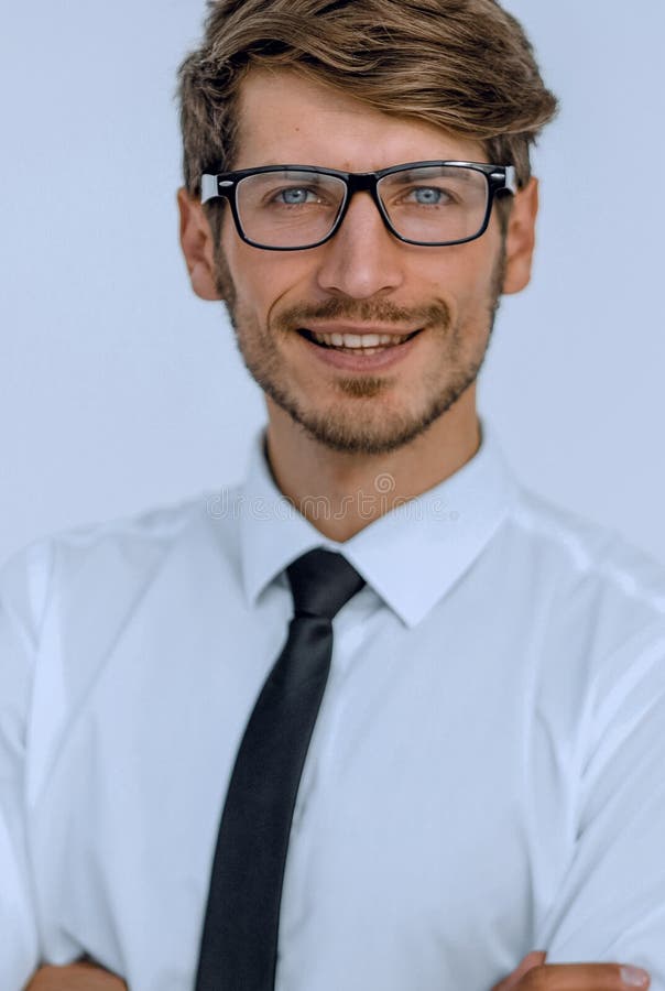 Smiling Businessman Standing in His Office Stock Photo - Image of ... Smiling Businessman Standing in His Office Stock Photo - Image of ...