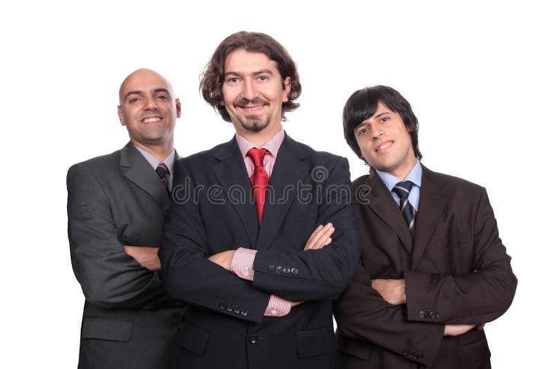Group of Happy Business Men Stock Photo - Image of crazy, personal: 6159200
