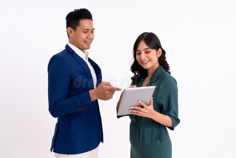 Happy Business Partner Portrait. Stock Image - Image of lady, female ...