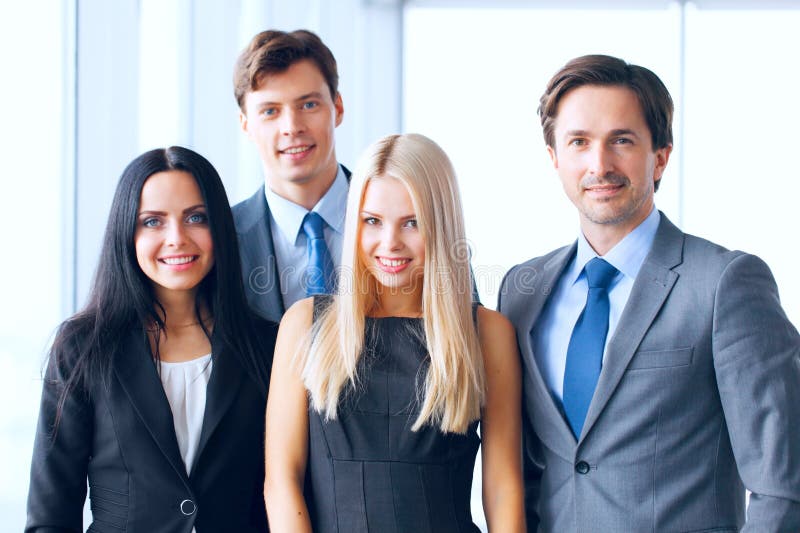 Happy business team stock photo. Image of partners, manager - 107244630