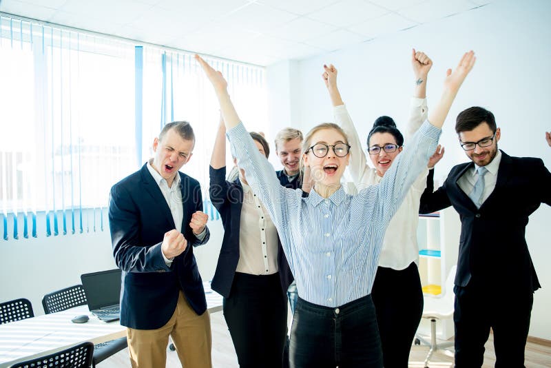 Happy business team stock photo. Image of manager, happy - 89759892
