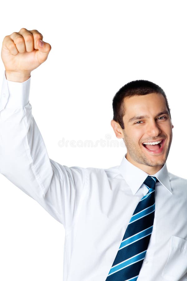 Happy businessman stock photo. Image of smile, happy - 20767086