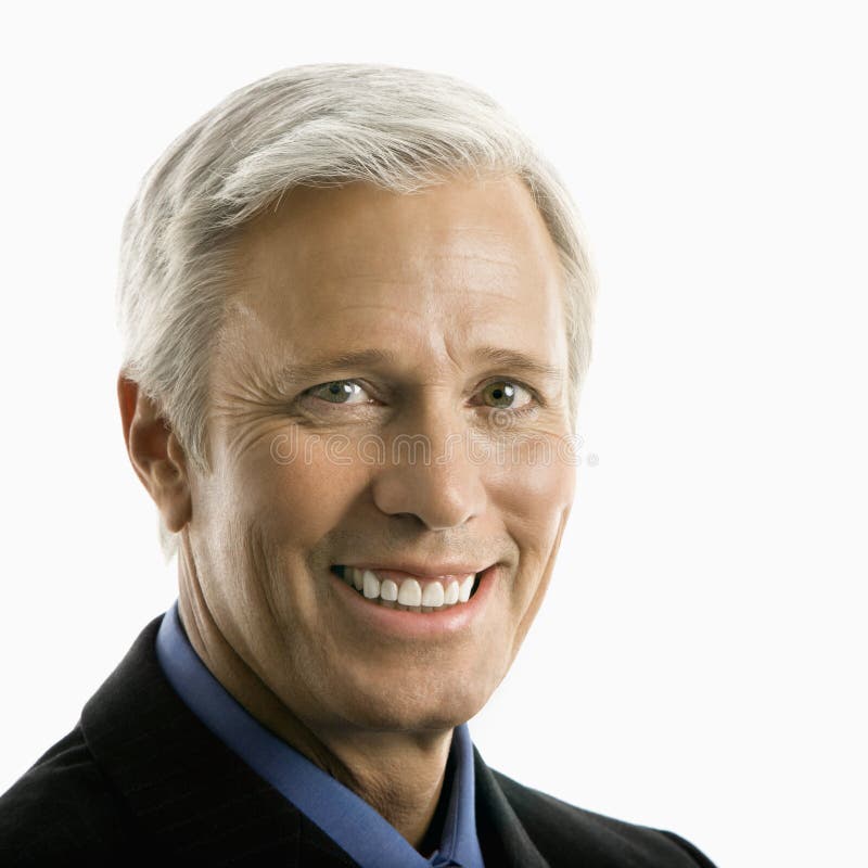 693 Headshot Portrait Middle Aged Man Happy Smiling Stock Photos - Free ...