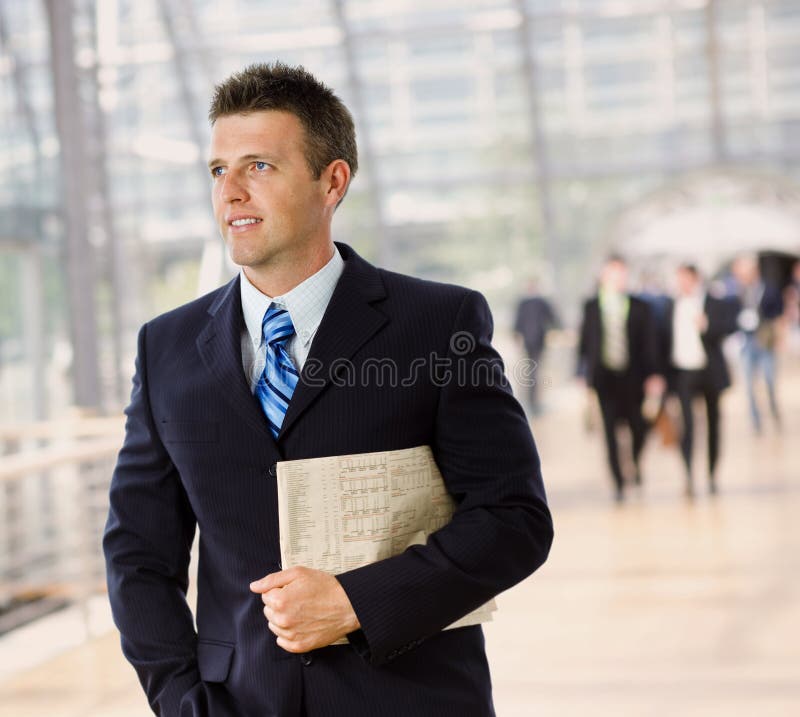Happy businessman stock photo. Image of businessman, executives - 6972358