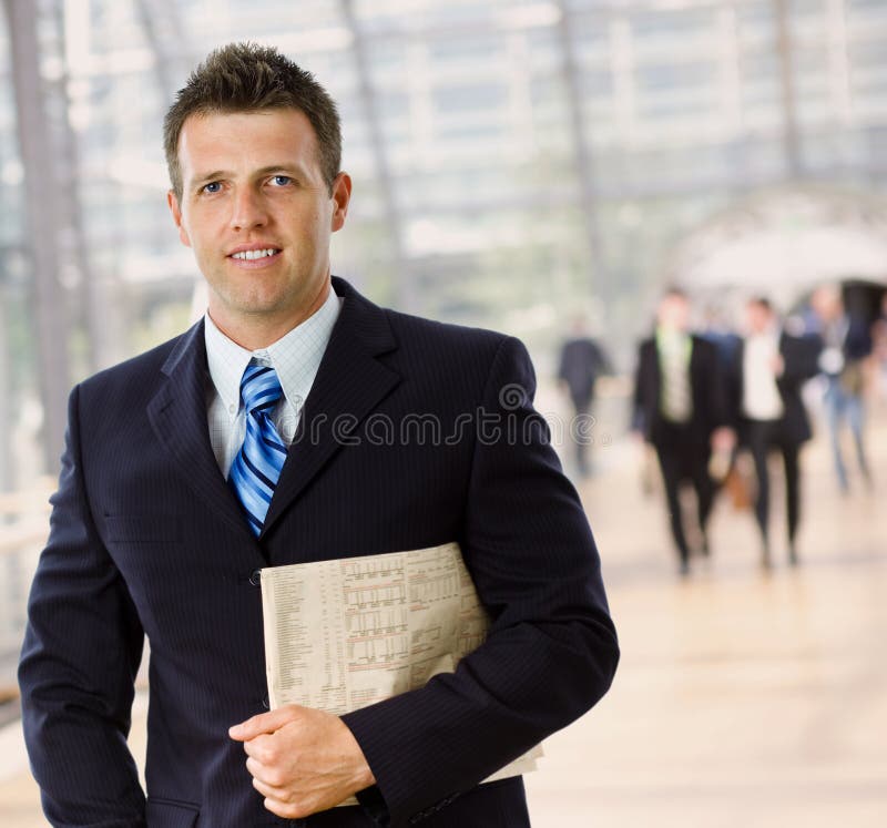 Happy businessman stock image. Image of happy, face, goodlooking - 7143005